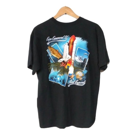 Reel Legends | Shirts | Cape Canaveral Fl Redfishnasa Reel Legends ...